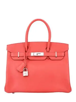 HERMES Birkin 30 Handbag - Rose Jaipur