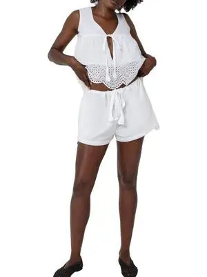 HAVELI Nora Shifli Shorts - White
