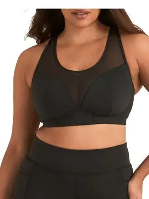 ADORE ME Aura Aura Sports Bra - Black