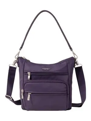 BAGGALLINI Nolita Convertible Crossbody Deep Grape Twill