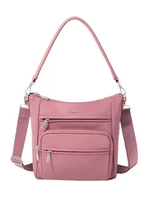 BAGGALLINI Nolita Convertible Crossbody - Mauve Twill