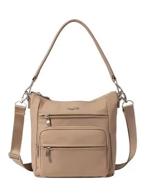 BAGGALLINI Nolita Convertible Crossbody Taupe Twill