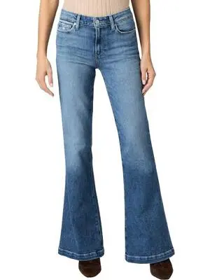 Paige Genevieve High-waist Bootcut Jeans - Bookshelf