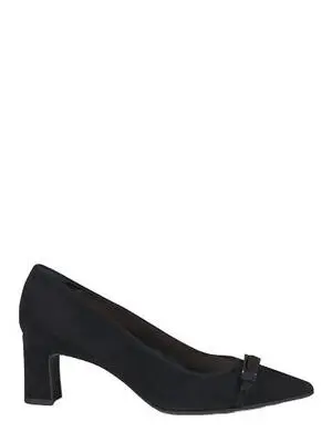 Agl Didi Cap-toe Pump - Velour Black