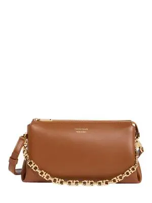 FERRAGAMO Mini Shoulder Bag - Natural Resort