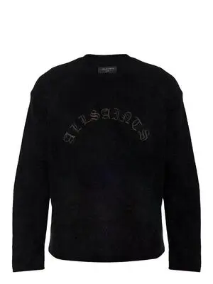 ALLSAINTS Curv Embroidered Sweater - Black