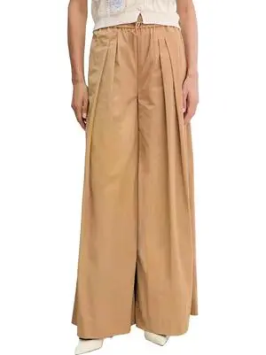 TWINSET Drawstring Palazzo Pants - Neutrals