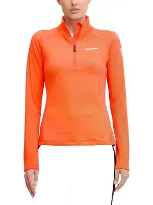 Rossignol Long-sleeved Zip-up Top - Orange