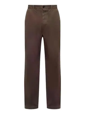 ALLSAINTS Juku Organic-cotton Trousers - Brown