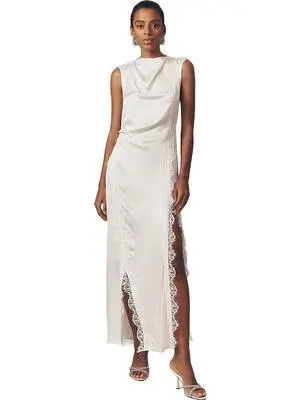 Shona Joy Allegra Column Maxi Dress - Ivory