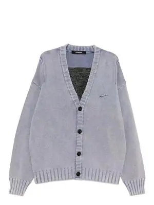 SONGZIO Embroidered Cardigan - Blue