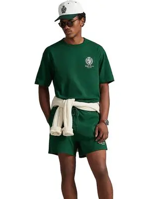 Ralph Lauren 5-inch Relaxed Fit Jersey Graphic Short - New Forest