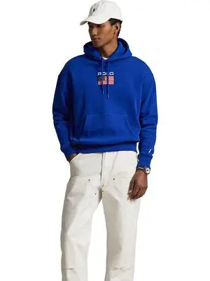 Ralph Lauren Flag Fleece Hoodie - Sapphire Star
