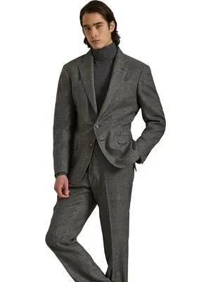 Ralph Lauren Polo Tailored Fit Glen Plaid Suit - Medium Grey Multi