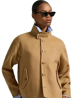 Ralph Lauren Double-faced Wool Jacket - Camel