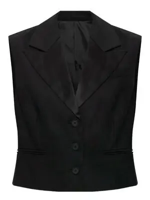 ALLSAINTS Noa Buttoned Vest - Black