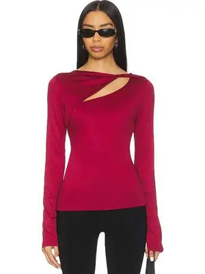 NIA San Vicente Top - Cranberry