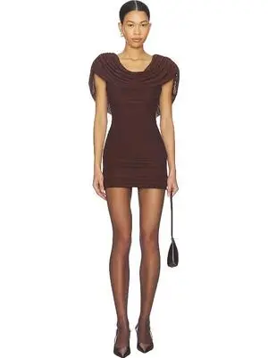 ALL THE WAYS Camille Mini Dress - Brown