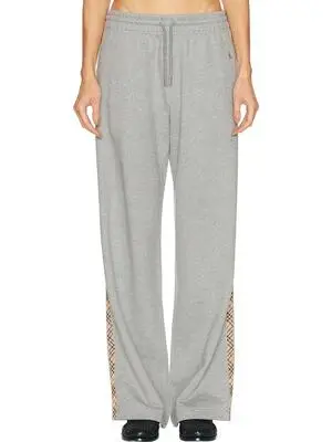 Burberry Jodie Sweatpant - Pale Grey Melange