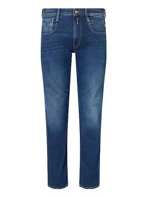 REPLAY Anbass Slim-Fit Stretch-Denim Jeans Blue