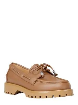 Michael Kors Kenny Leather Loafer - Brown