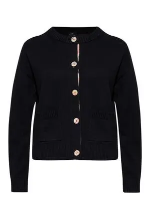 Paul Smith Cardigan With Pockets - Black