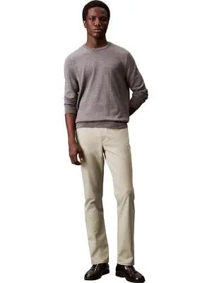 Calvin Klein Slim Fit 5-pocket Pant - Seagrass