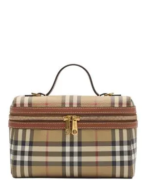 Burberry Check Crossbody Bag - Brown