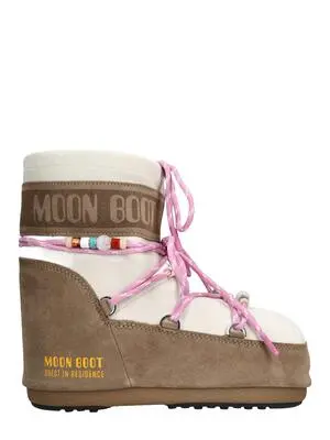 Moon Boot X Guest In Residence Icon Low Suede Boots - Beige