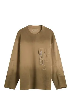 ROA X And Wander Garment-dyed Long Sleeve - Beige