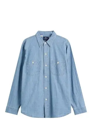 LEVI'S Blue Tab Work Shirt - Indigo Stripe
