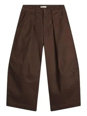 You Must Create Garment Dyed Modal Deadbeat Trousers - Brown