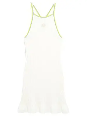 Casablanca Strappy Tennis Mini Dress - Green
