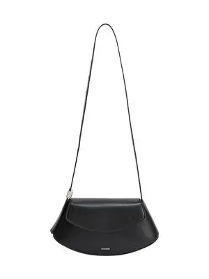 JIL SANDER Small Eldorado Crossbody Bag - Black