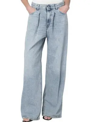 HAIKURE Candy Wide-leg Jeans - Blue