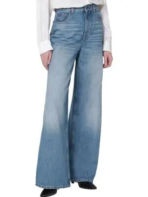 Chloé Wide-leg High-waisted Jeans - Blue