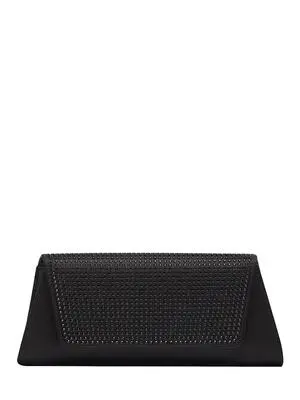 Akris Anouk Mini Rhinestone Clutch Bag - Black
