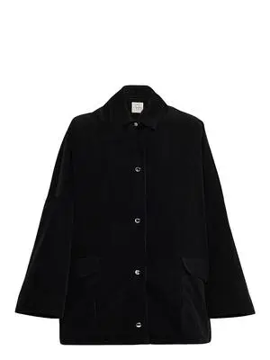 TOTEME Corduroy Oversized Shirt Jacket - Black