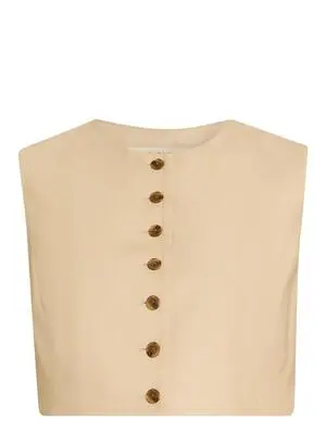 HEIRLOME Danielle Silk Tussah Crop Top