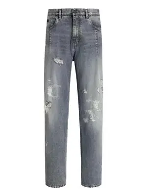 Dolce & Gabbana Distressed Denim Jeans - Blue