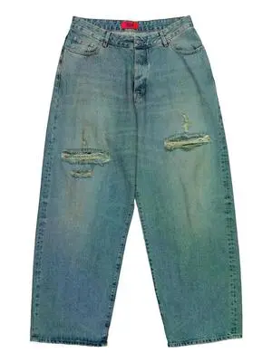 424 Ripped Big Daddy Jeans - Blue