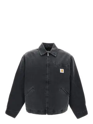Carhartt Work In Progress Jacket Og Detroit - Black