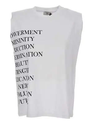 Elisabetta Franchi Sleeveless T-shirt - White