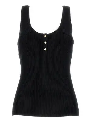 Elisabetta Franchi Tricot Top - Black