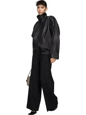 Acne Studios Long Suit Trousers - Black