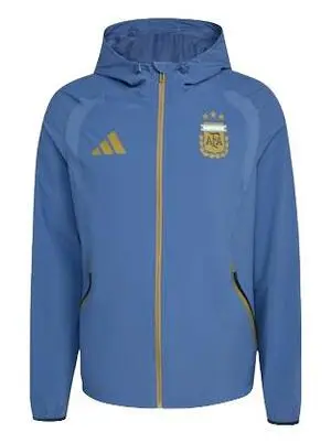 Adidas Argentina Tiro Travel Windbreaker - Crew Blue