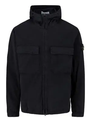 Sacai Hooded Jacket - Black