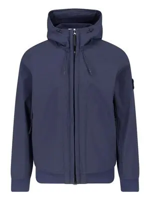 Stone Island Stone Island Soft Shell-R E.Dye® Technology Hooded Jacket Blue
