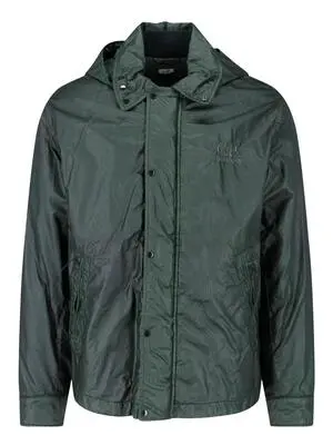 Sacai Stone Island Soft Shell-R E.Dye® Technology Hooded Jacket Green