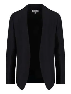Max Mara Virgin Wool Blazer - Black